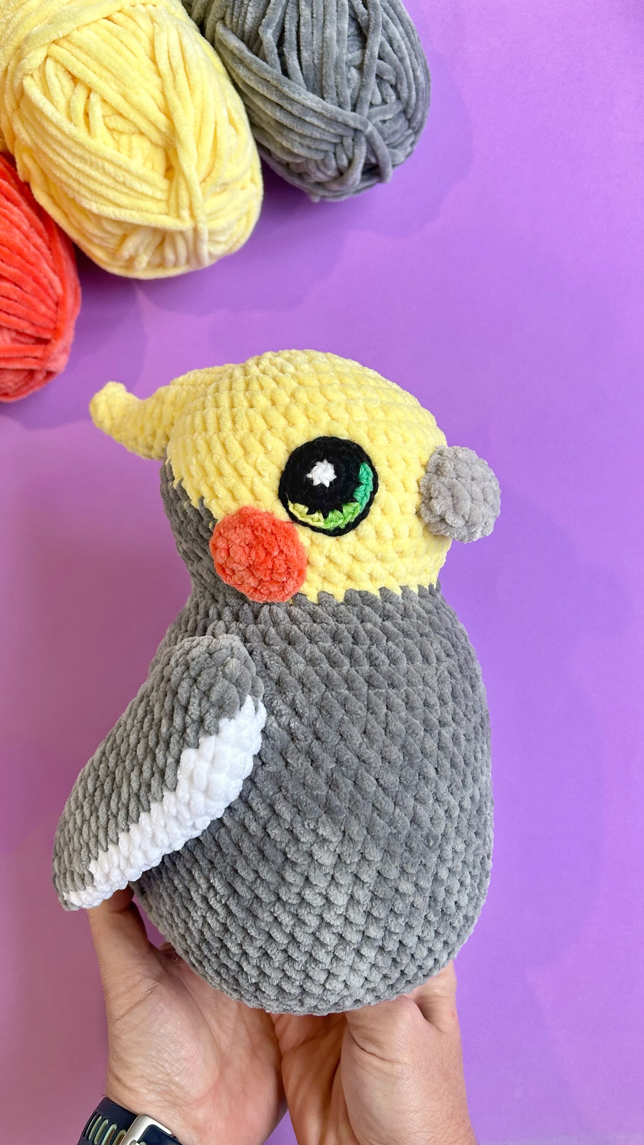 Cockatiel crochet pattern – Cro with the Flo